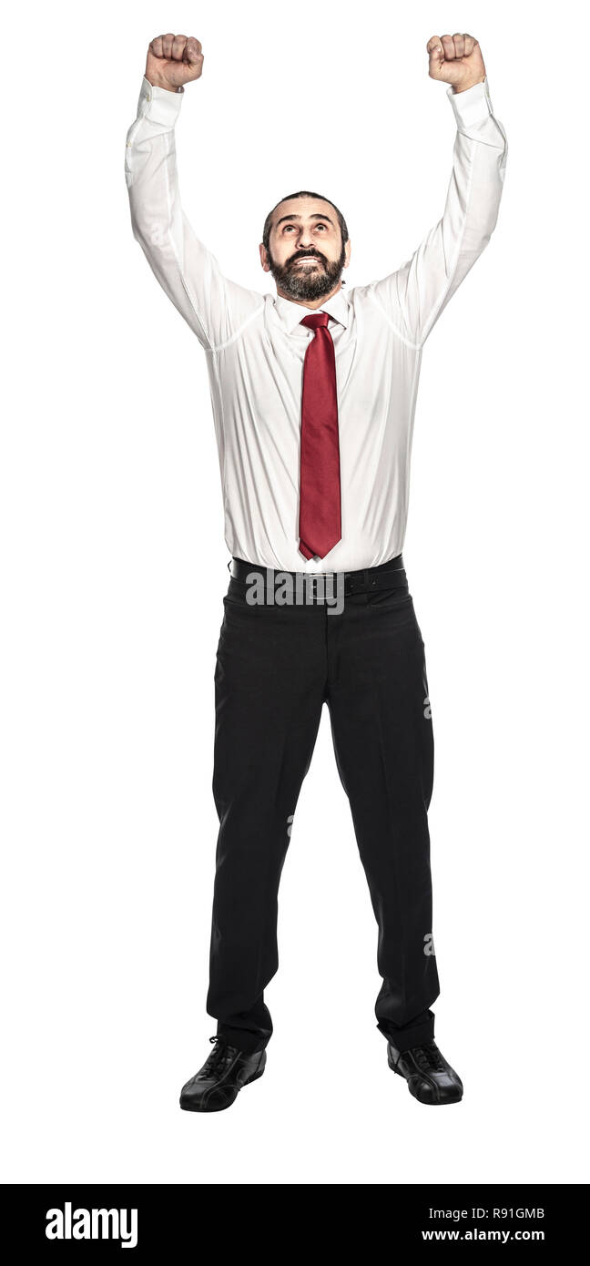 Winner pose hi-res stock photography and images - Alamy