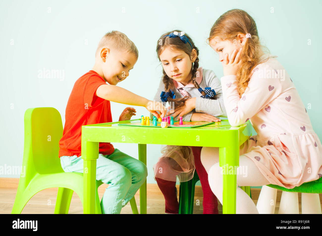 Kids leisure and play time at preschool Stock Photo - Alamy