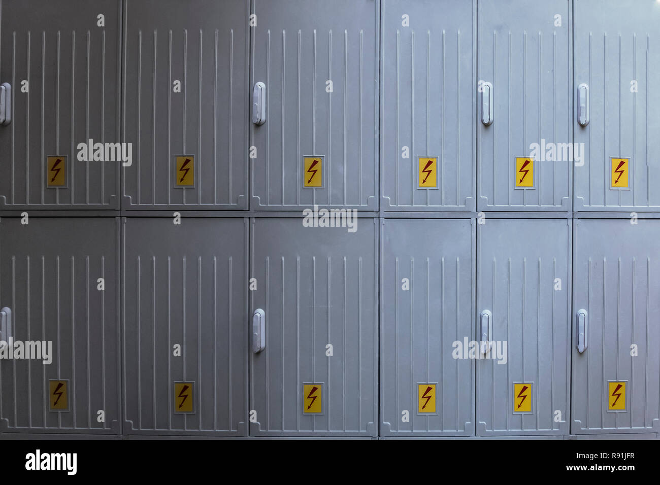 electrical panel in a residential building Stock Photo - Alamy