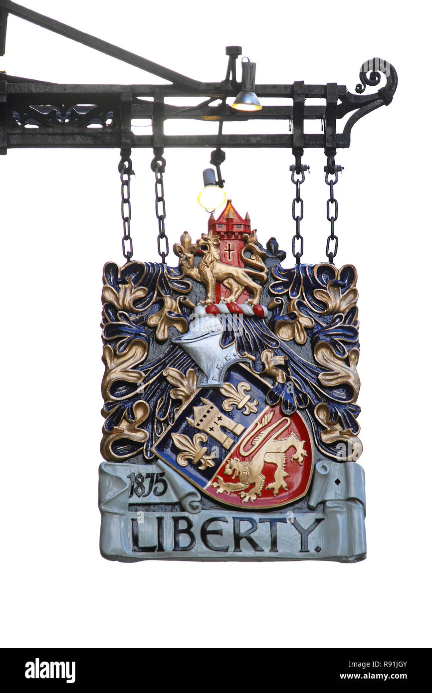 Logo liberty london store hi-res stock photography and images - Alamy