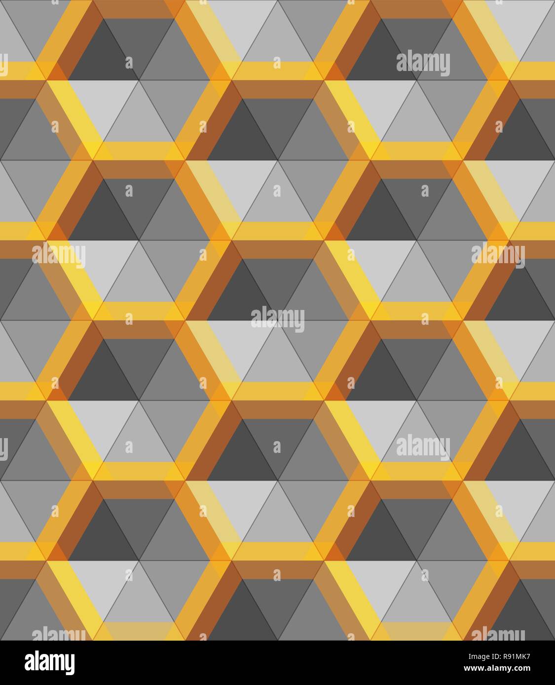 Hexagon silver and gold abstract form, vector metal object Stock Vector ...