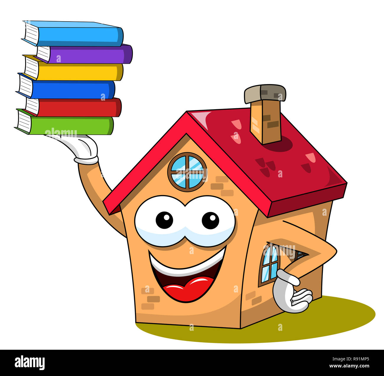 Home cartoon hi-res stock photography and images - Alamy