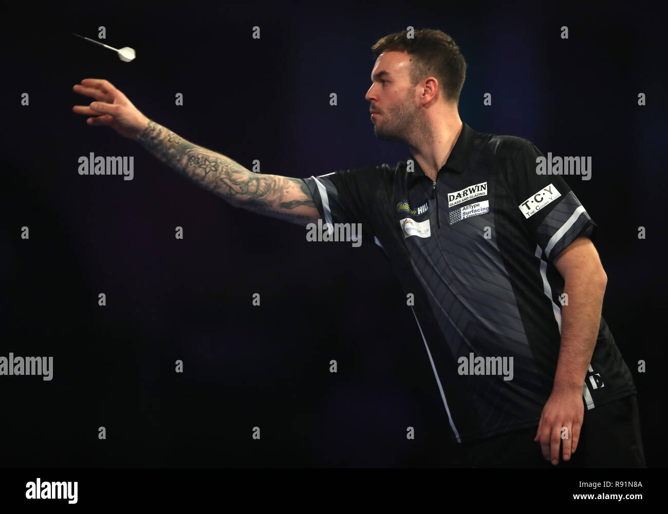 Ross Smith during day six of the William Hill World Darts Championships ...
