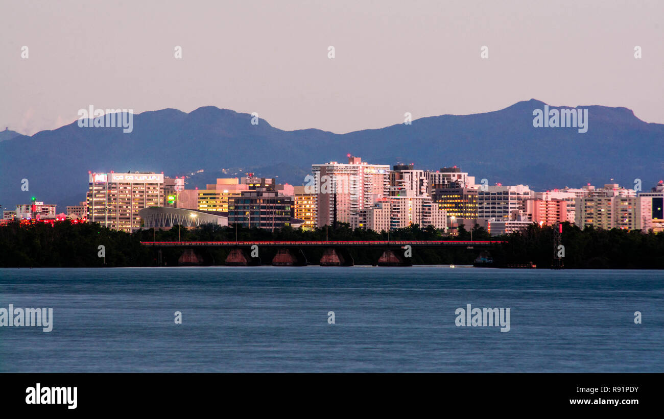 A view of Hato Rey from San Juan Bay Stock Photo - Alamy