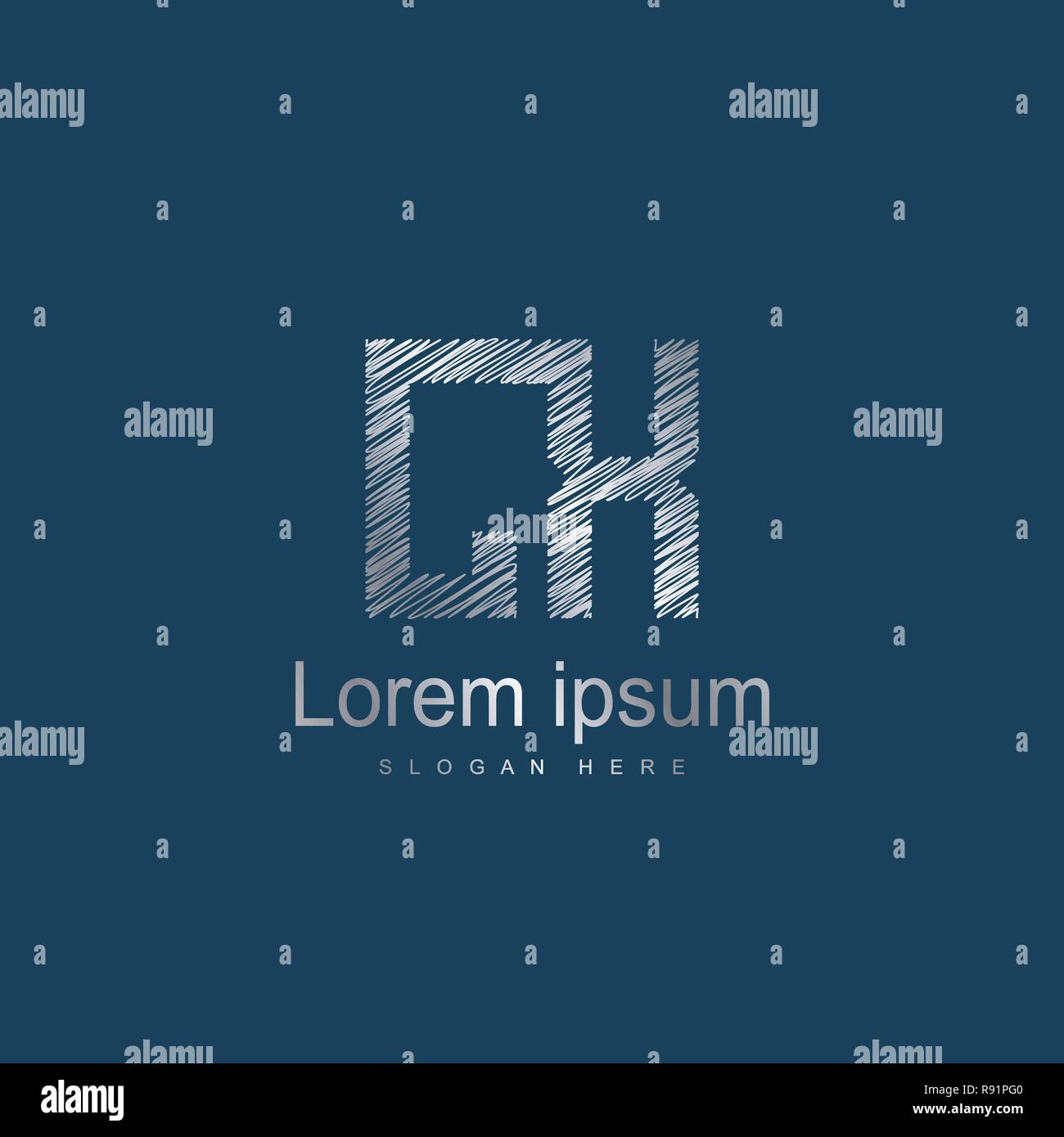 Initial Letter CX logo Template Vector Design Stock Vector Image & Art ...