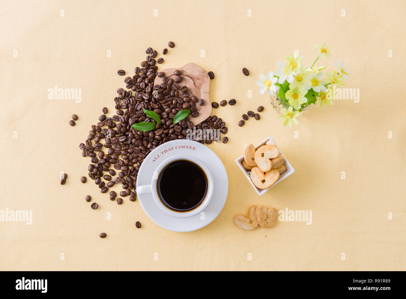 coffee bean roasted Stock Photo - Alamy