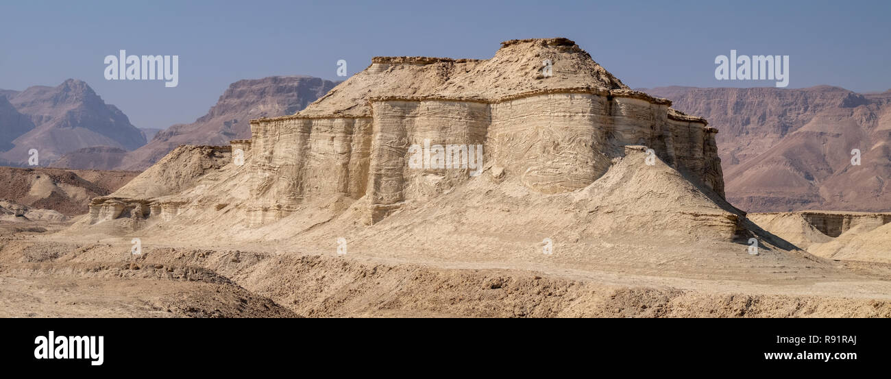 Marl stone formations. Eroded cliffs made of marl. Marl is a calcium ...
