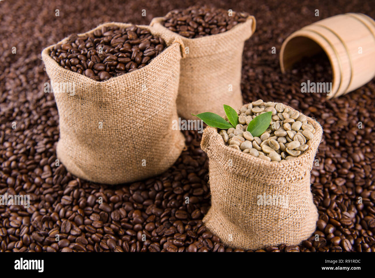 coffee bean roasted Stock Photo - Alamy