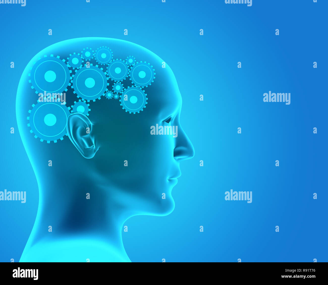 Conceptual image - thought process. 3d Stock Photo - Alamy