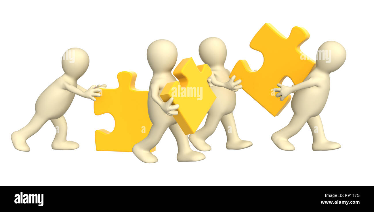 Conceptual image - success of teamwork Stock Photo - Alamy