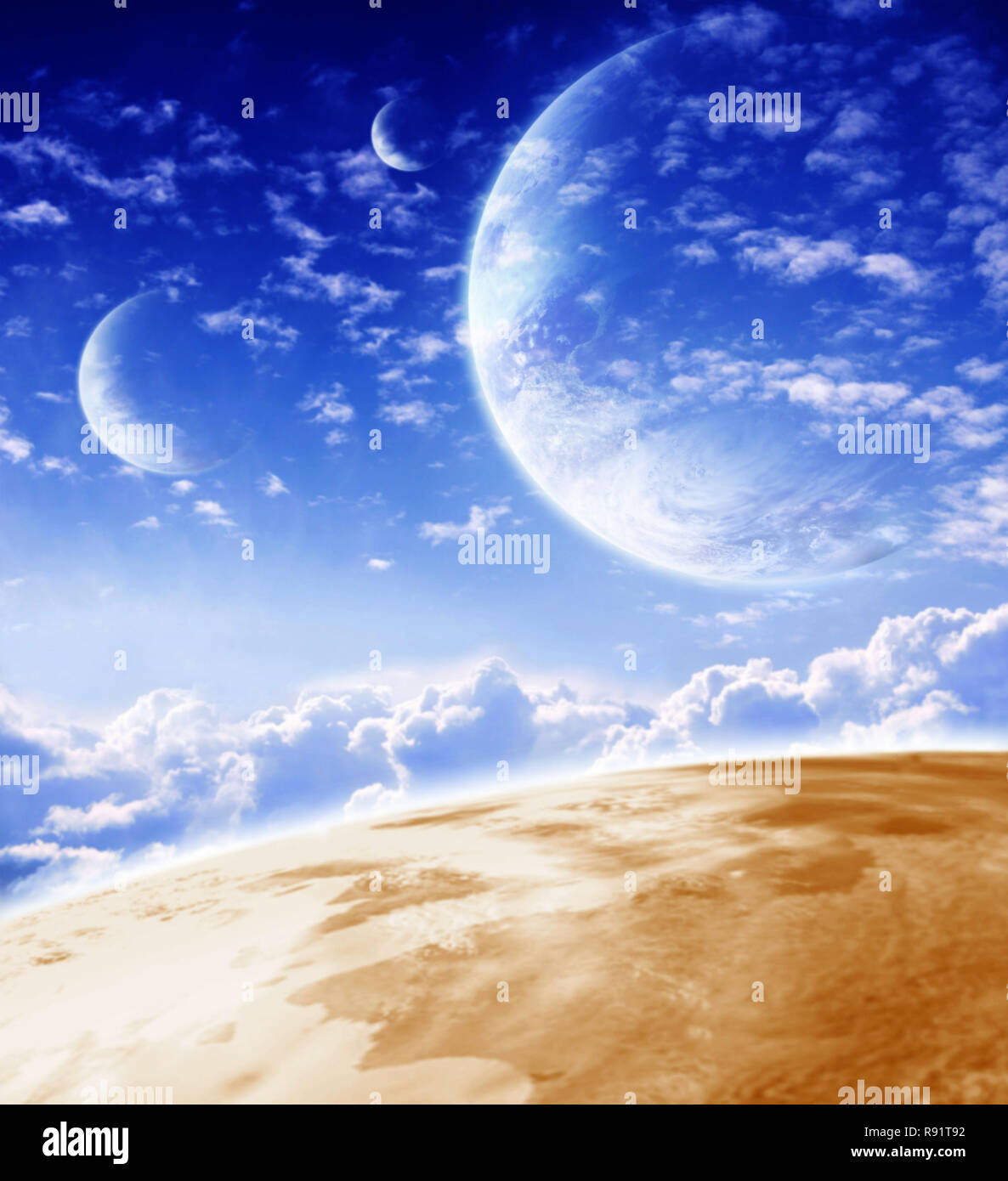 Fantasy Sky Planets
