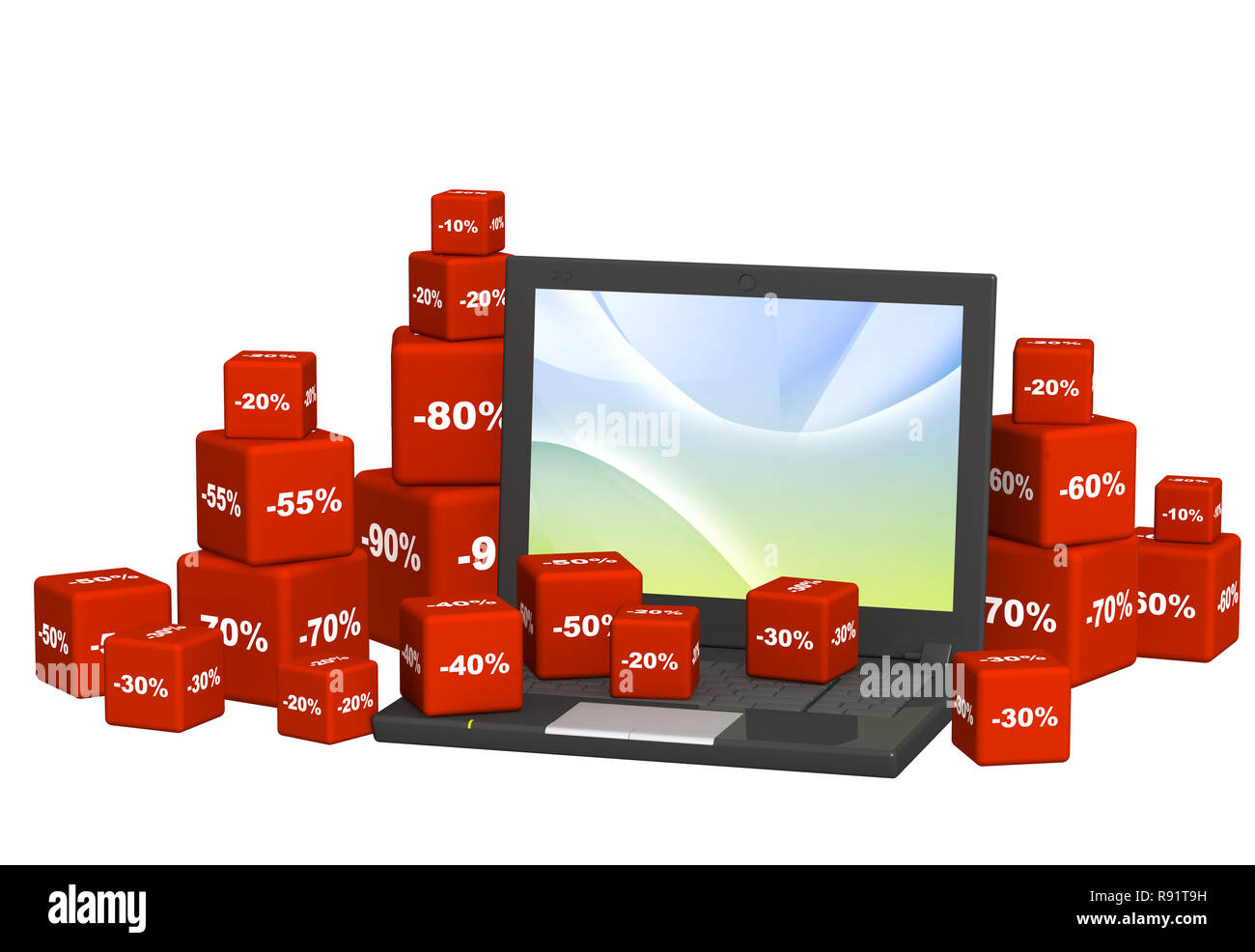 Retail goods distribution Cut Out Stock Images & Pictures - Alamy