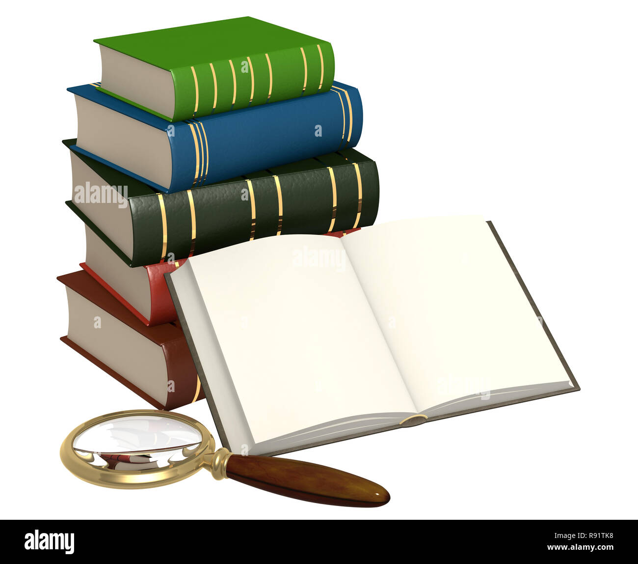 Lens over book hi-res stock photography and images - Alamy