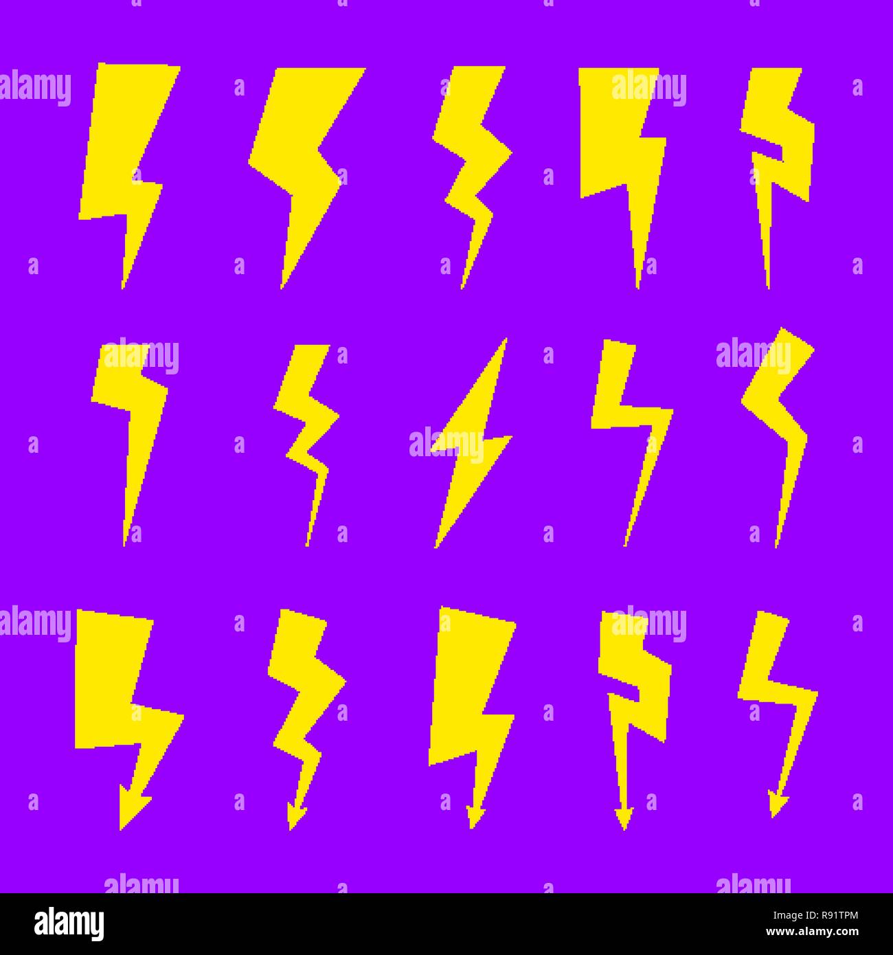 Lightning bolt Stock Vector Images - Alamy