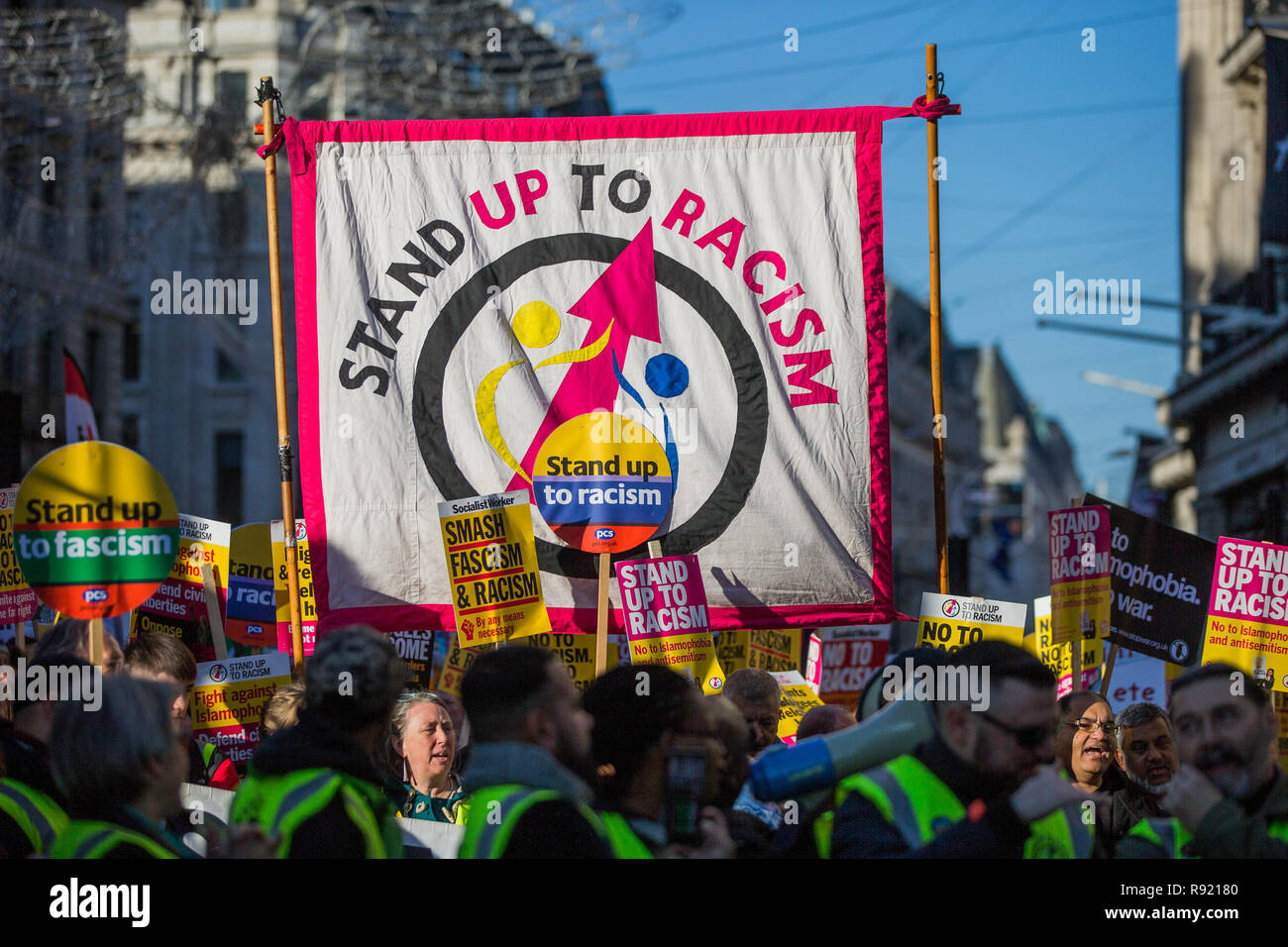 National Unity Demonstration Against Fascism and Racism. The ...