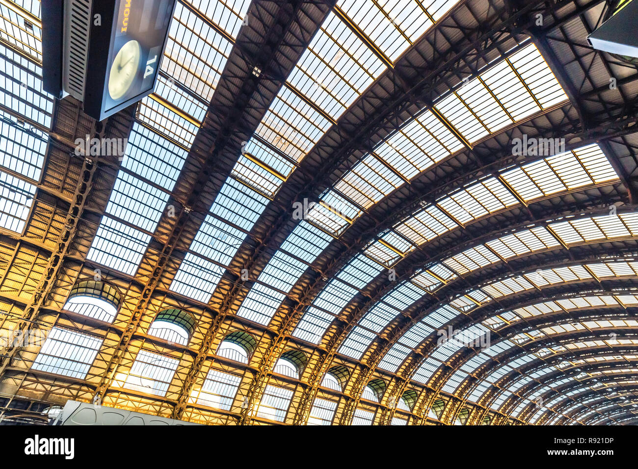 windows in frames of metal roof Stock Photo - Alamy