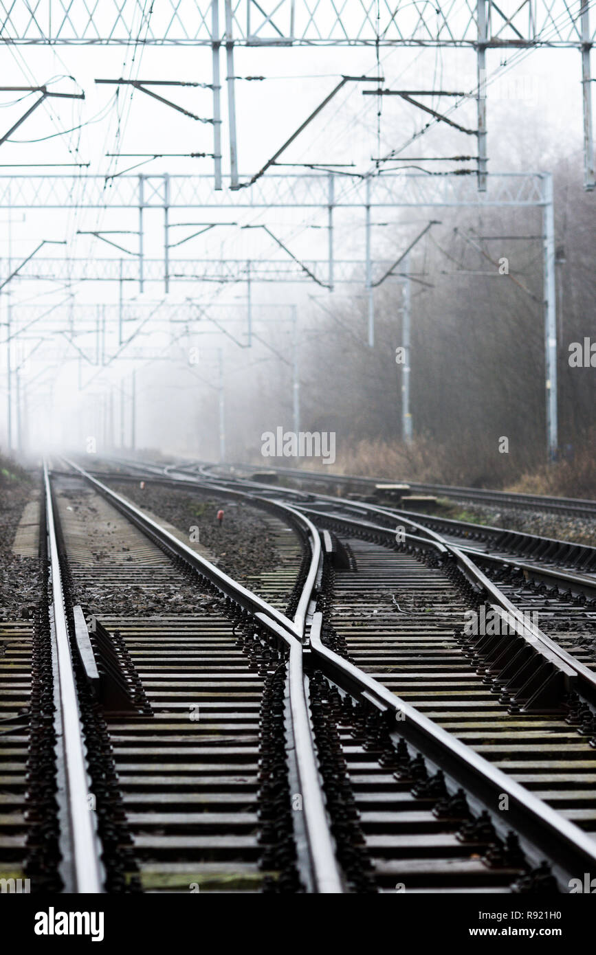 Crossroads of railway hi-res stock photography and images - Alamy