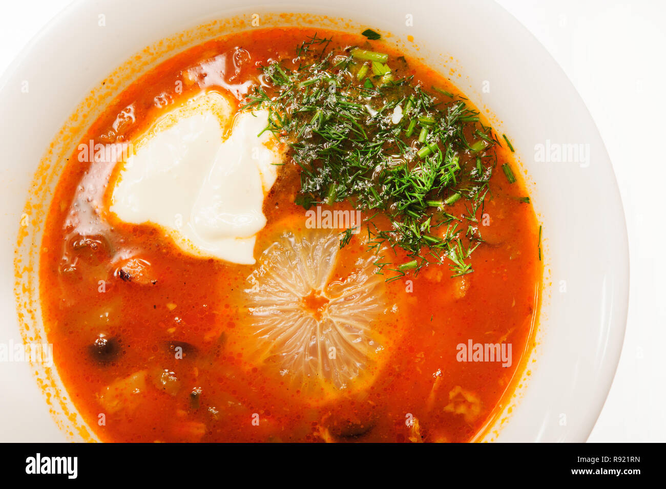 Close-up studio shot of restaurant food Stock Photo - Alamy
