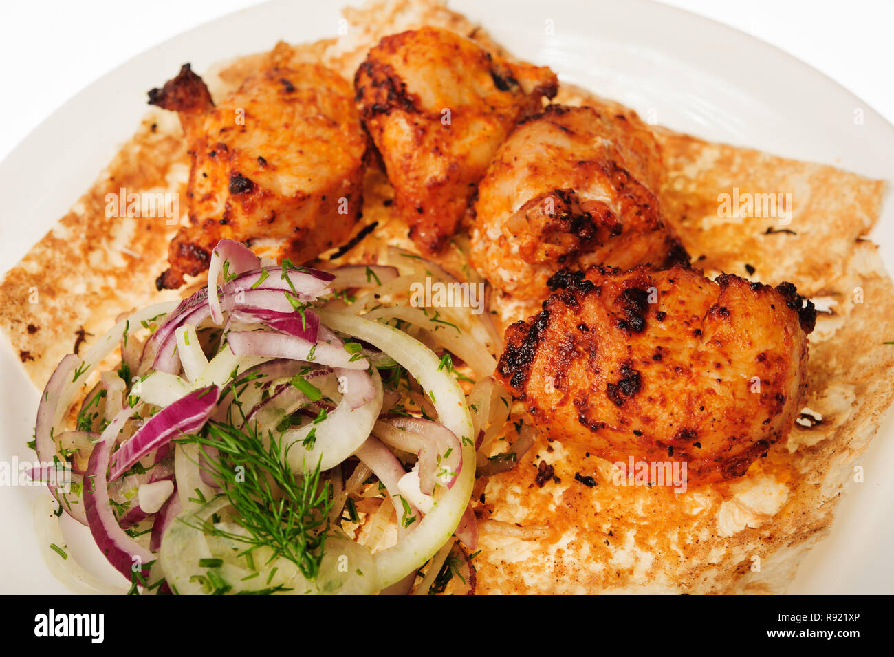 Close-up studio shot of restaurant food Stock Photo - Alamy