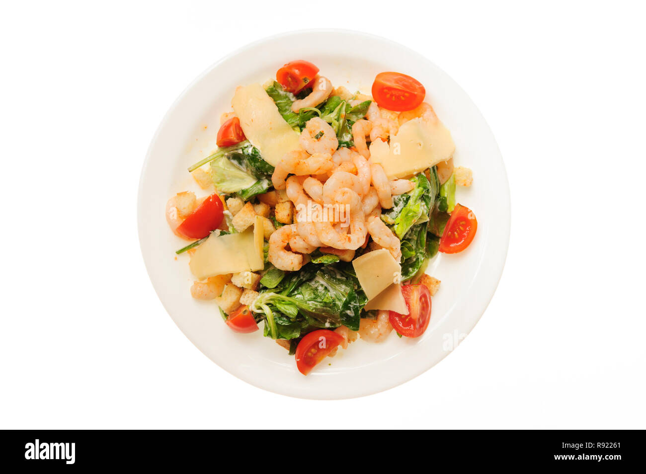 Studio shot of restaurant food, isolated on white background Stock ...