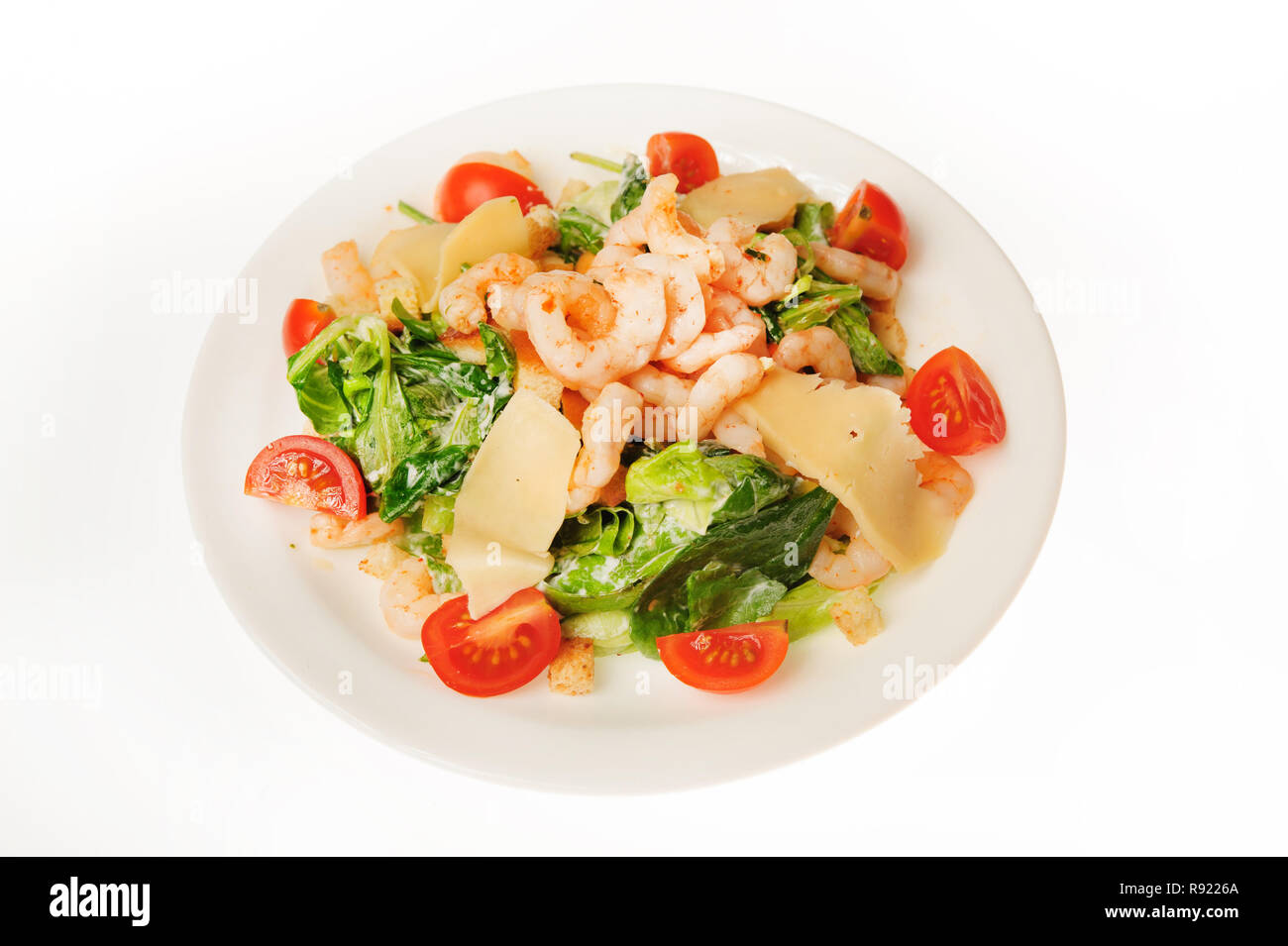 Studio shot of restaurant food, isolated on white background Stock ...