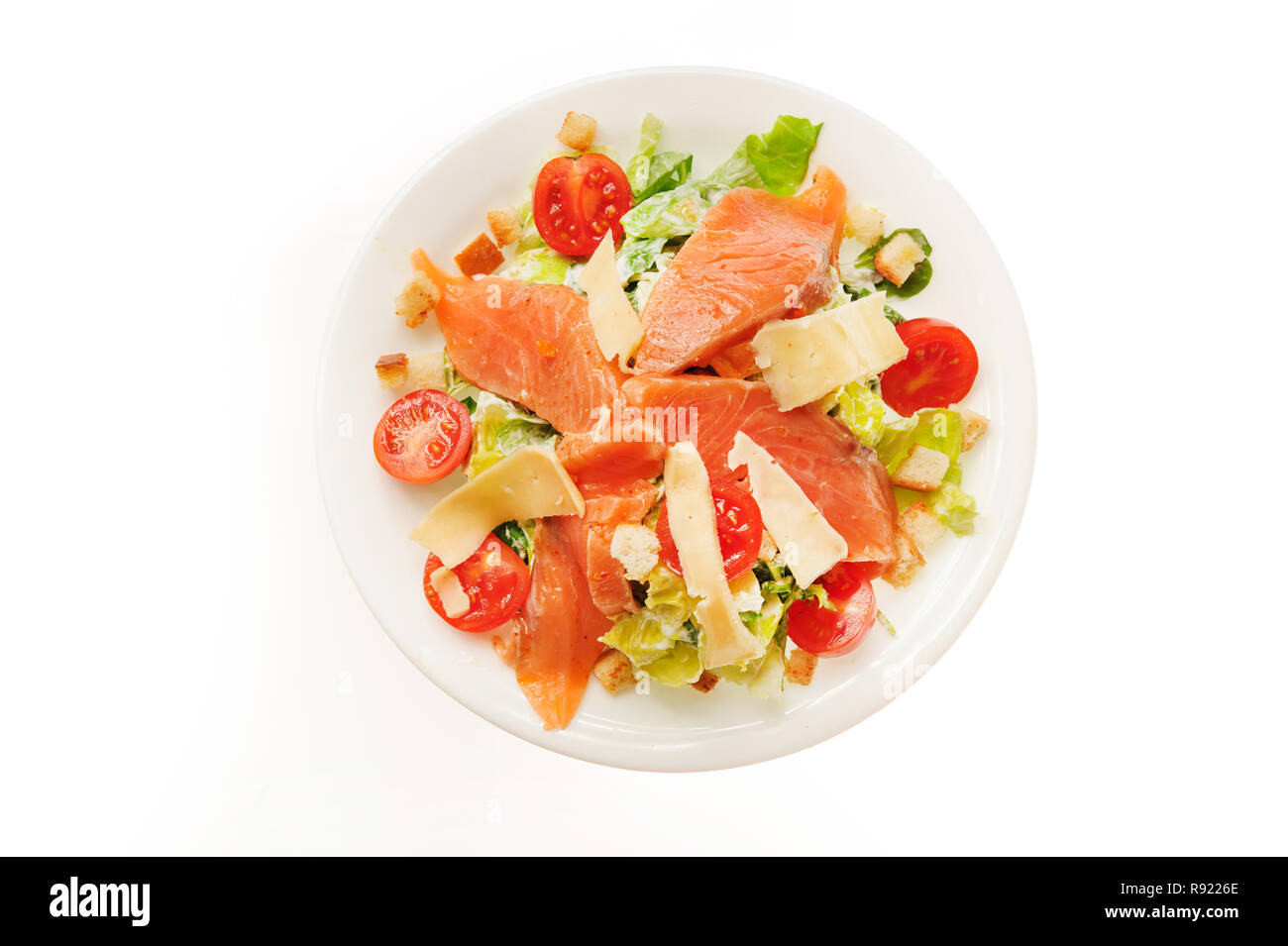 Studio shot of restaurant food, isolated on white background Stock ...