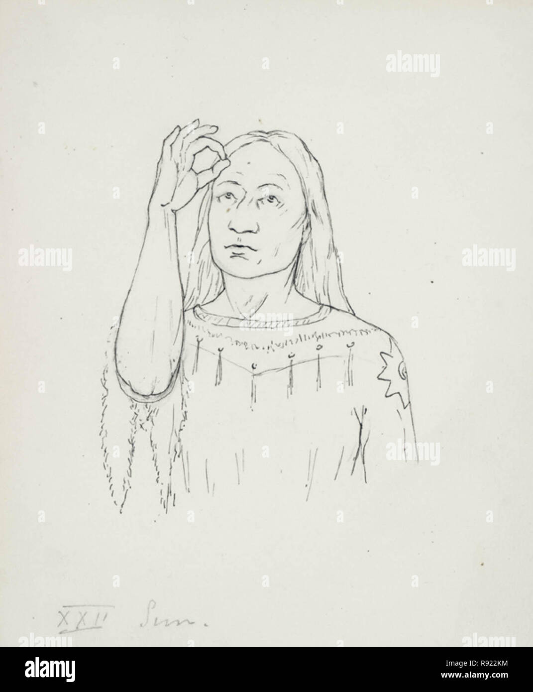 Plains indian sign language hi-res stock photography and images - Alamy