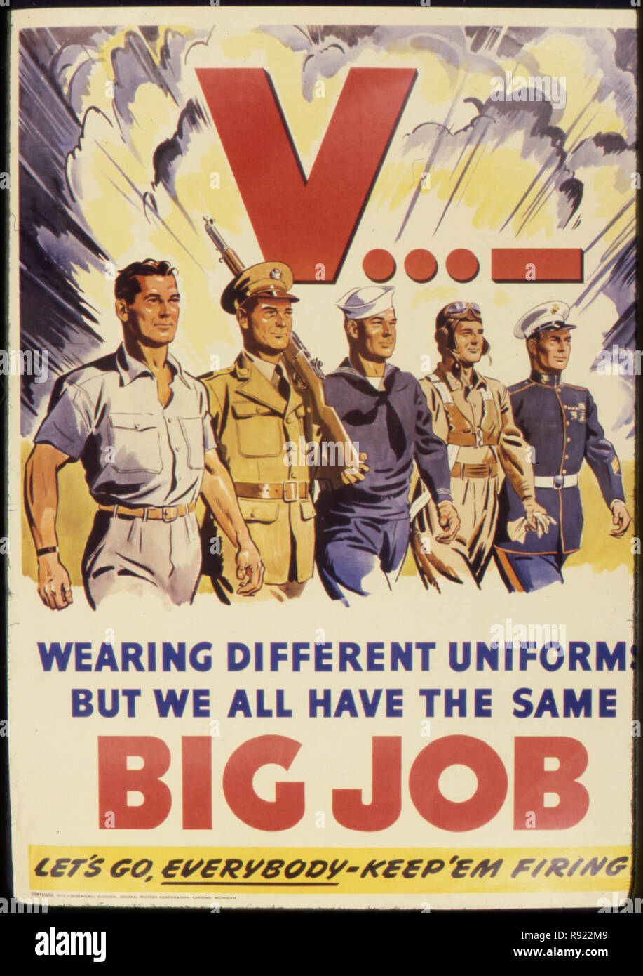 American Propaganda Information Poster High Resolution Stock ...