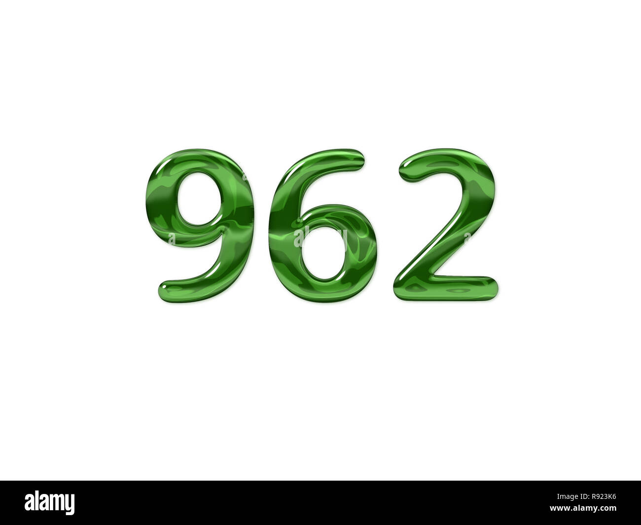 3d number 962 hi-res stock photography and images - Alamy