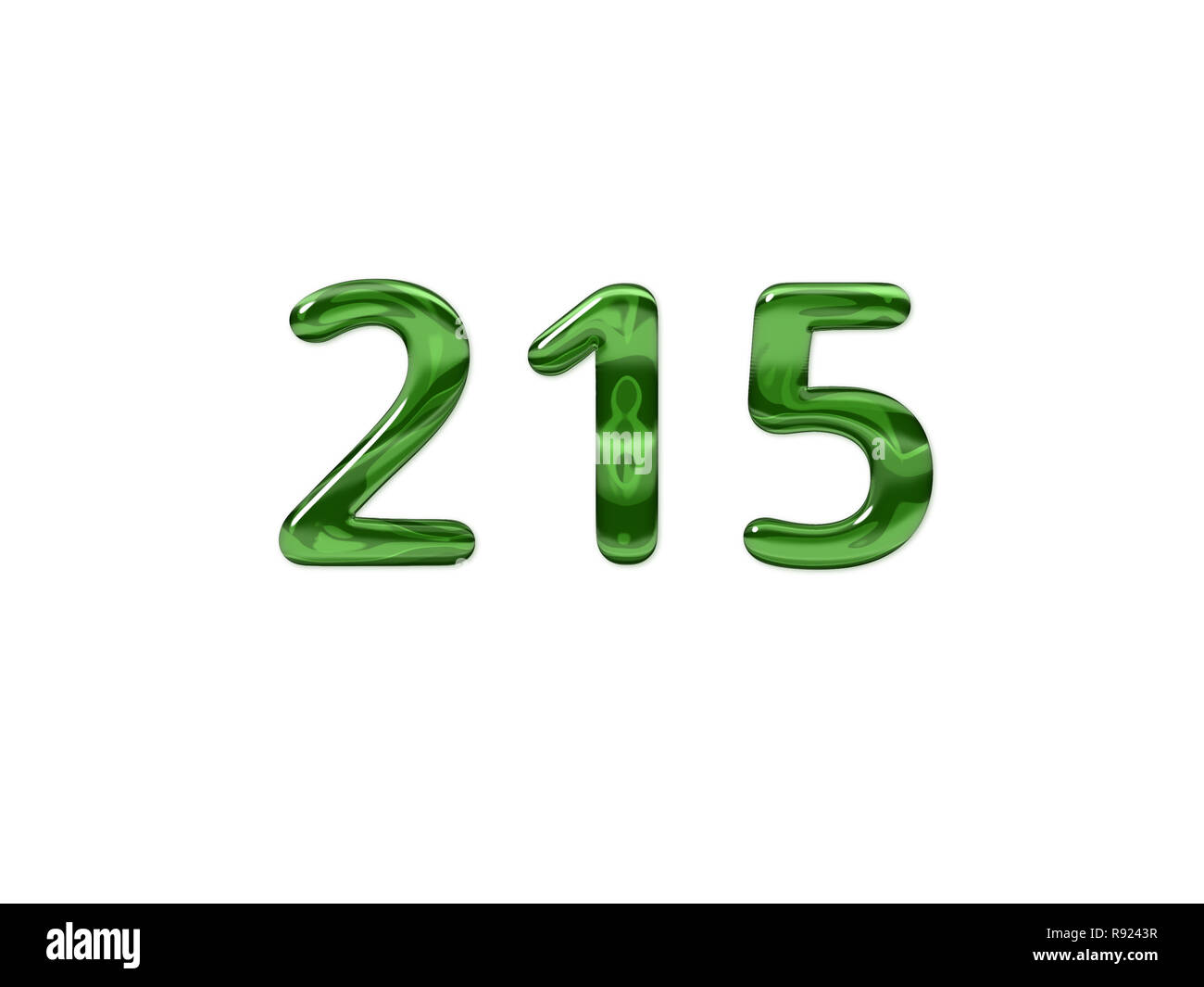 Green Number 215 isolated white background Stock Photo - Alamy Green Number 215 isolated white background Stock Photo - Alamy