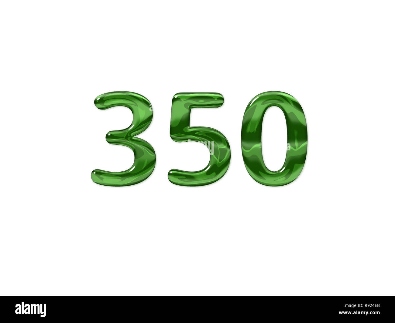 3d number 350 hi-res stock photography and images - Alamy