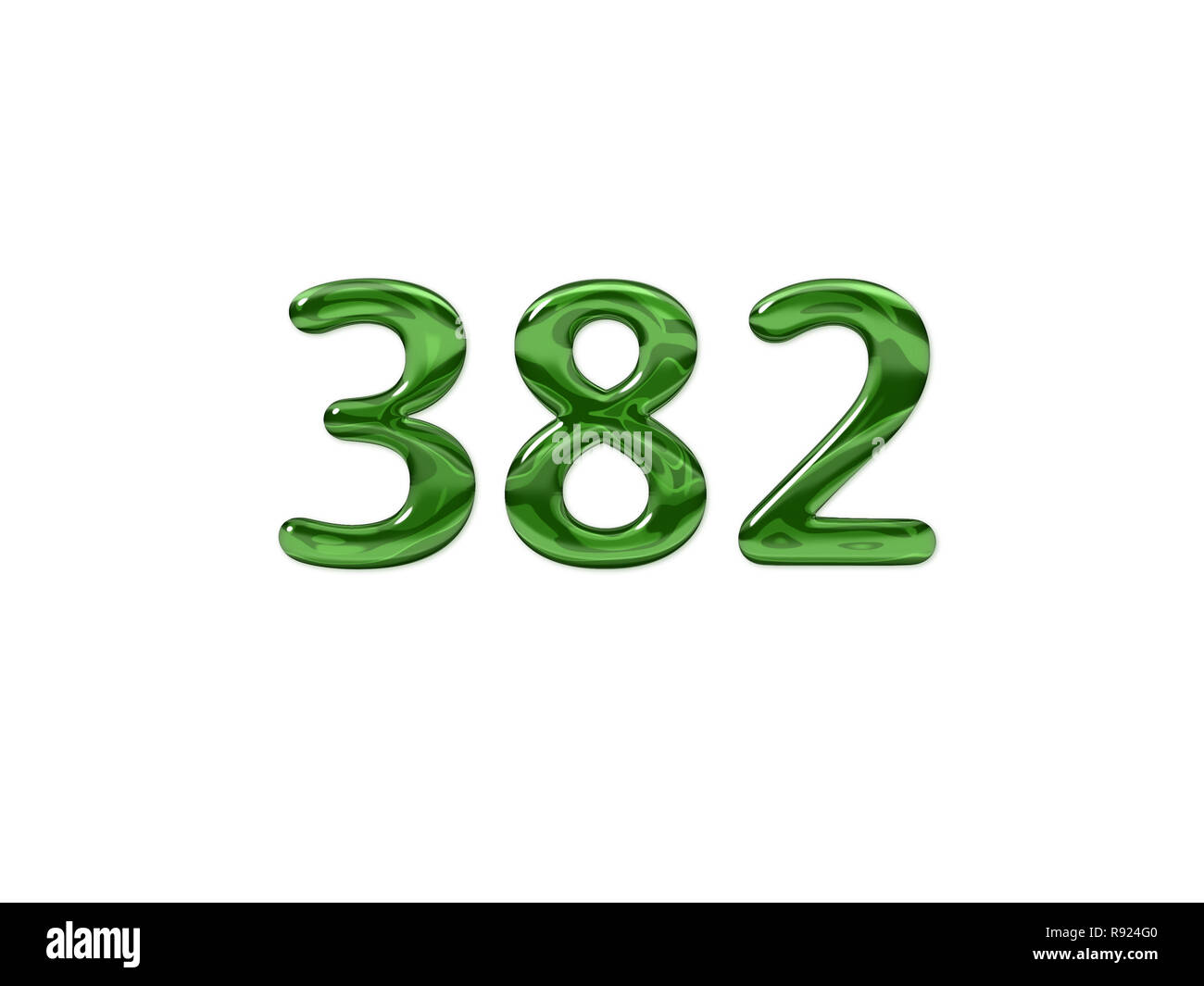 3d number 382 Cut Out Stock Images & Pictures - Alamy