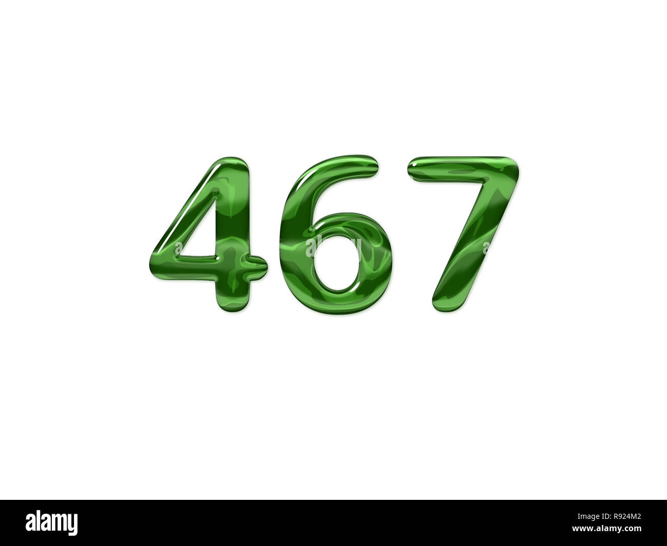 Green Number 467 isolated white background Stock Photo - Alamy Green Number 467 isolated white background Stock Photo - Alamy
