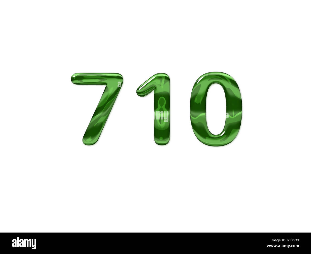 Green Number 710 isolated white background Stock Photo - Alamy Green Number 710 isolated white background Stock Photo - Alamy