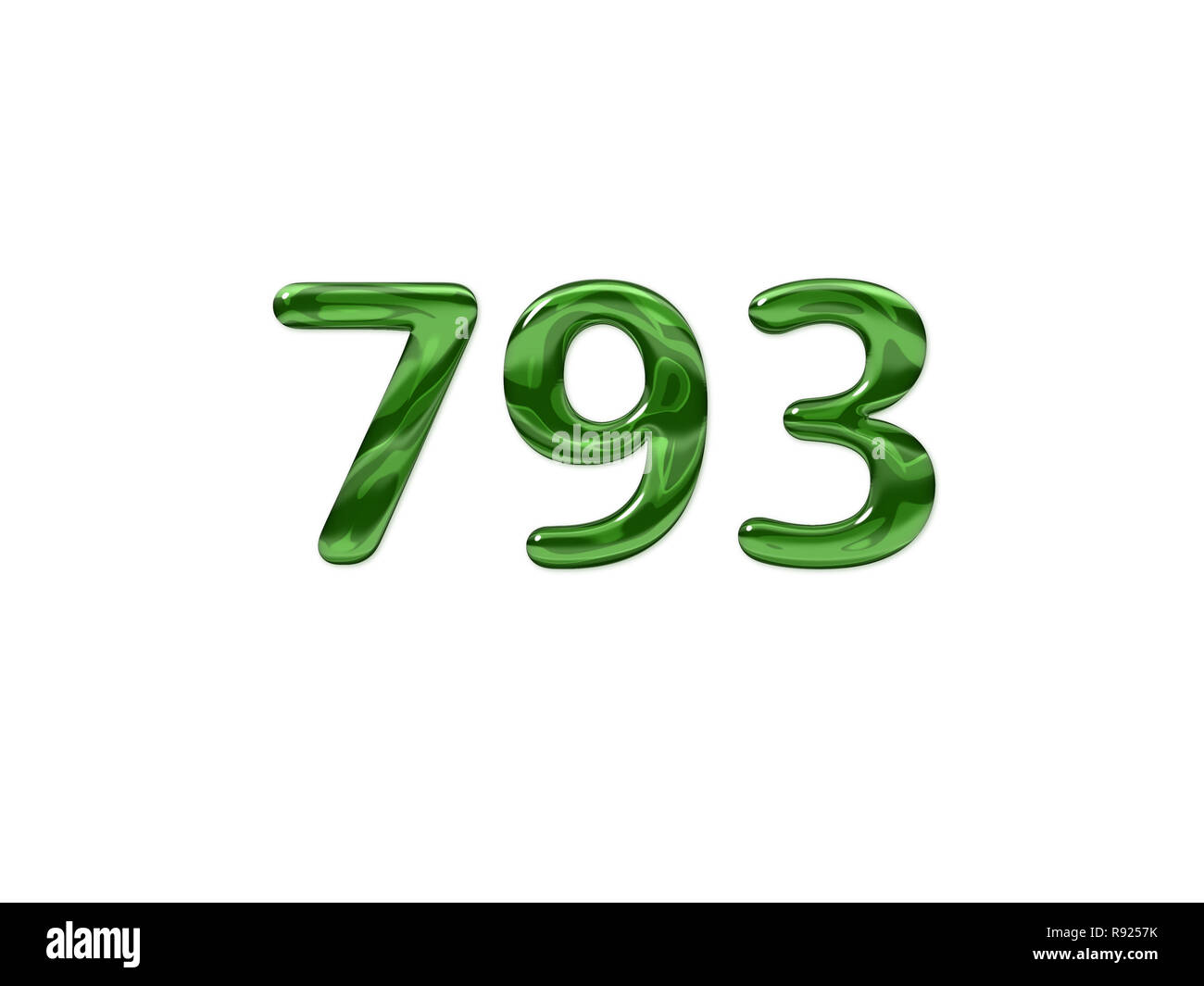 green-number-793-isolated-white-background-stock-photo-alamy