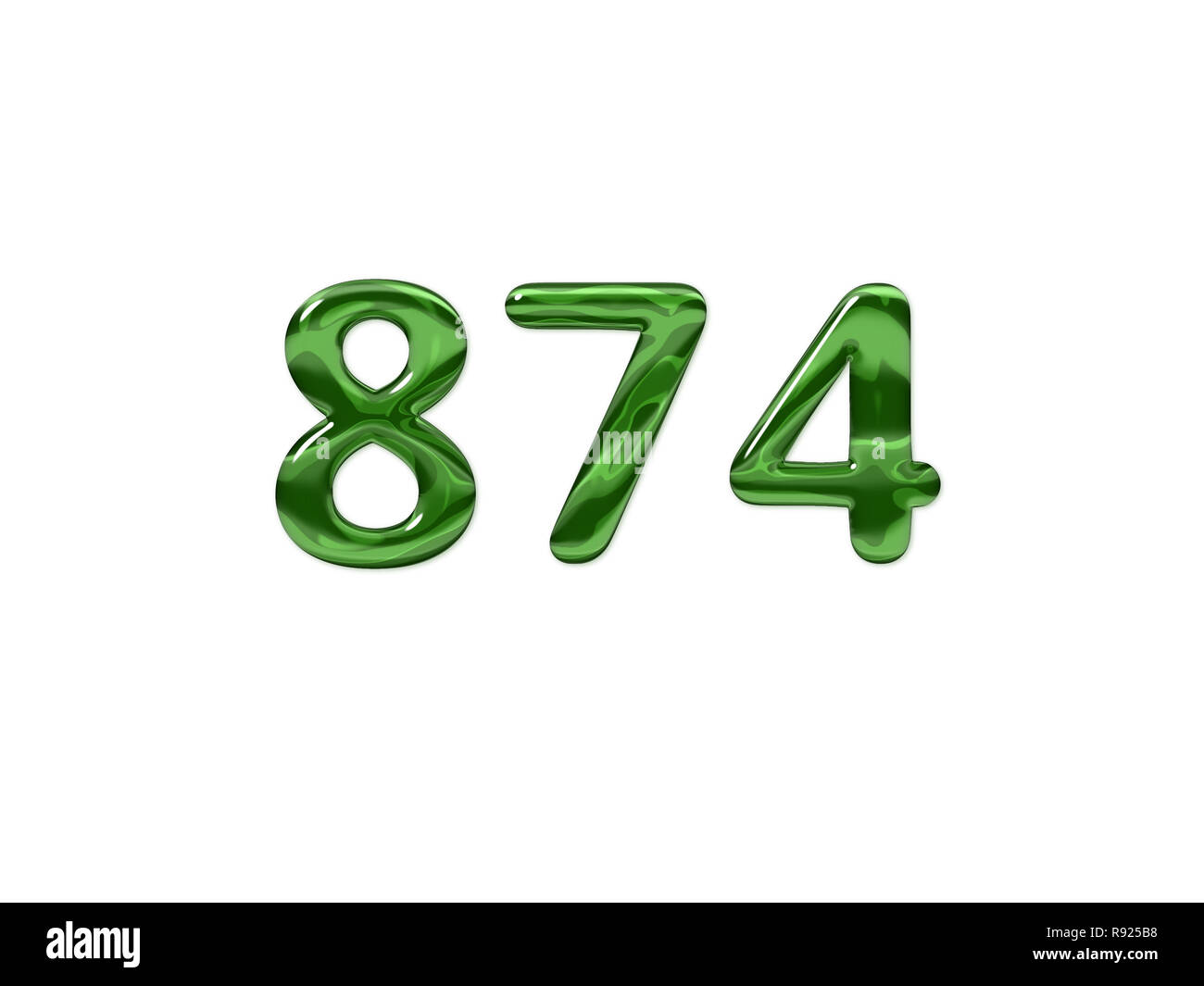 Number 874 Cut Out Stock Images & Pictures - Alamy