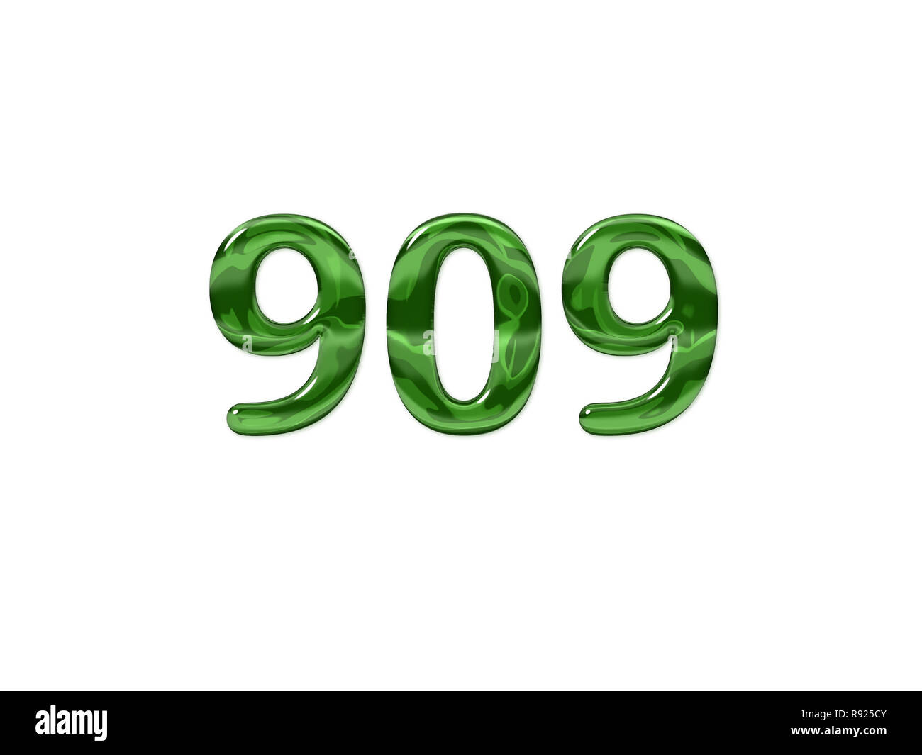 3d number 909 Cut Out Stock Images & Pictures - Alamy