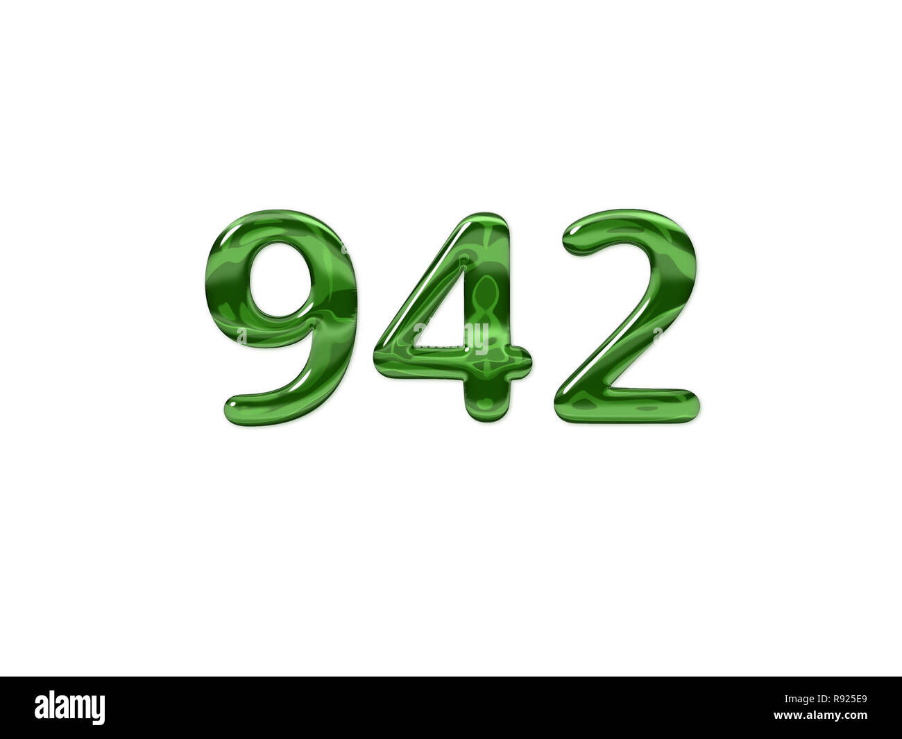 3d number 942 hi-res stock photography and images - Alamy