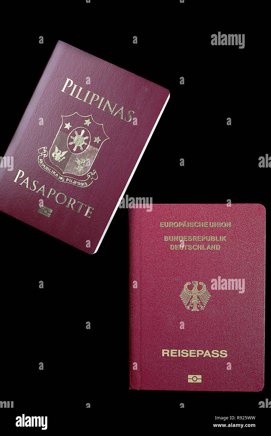 Two Different Passports Stock Photo - Alamy