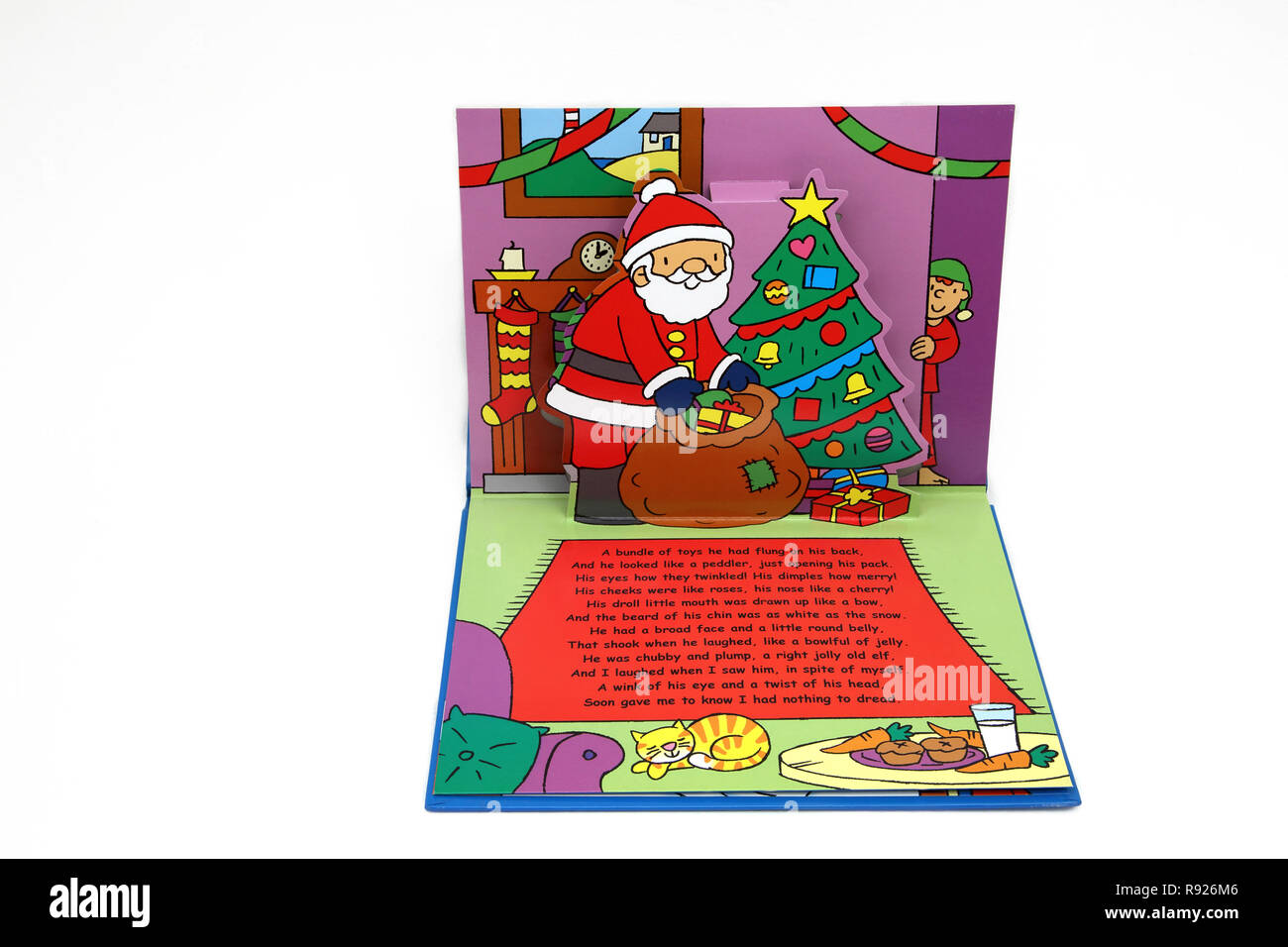 Pop-Up Book The Night Before Christmas Stock Photo - Alamy