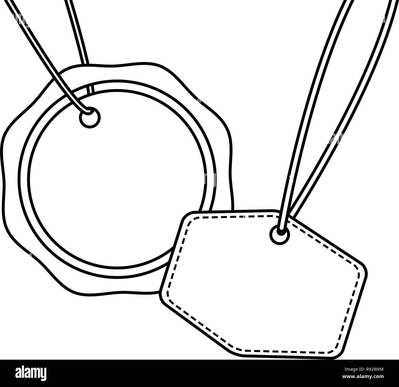 online shopping hang tag prices vector illustration outline Stock ...