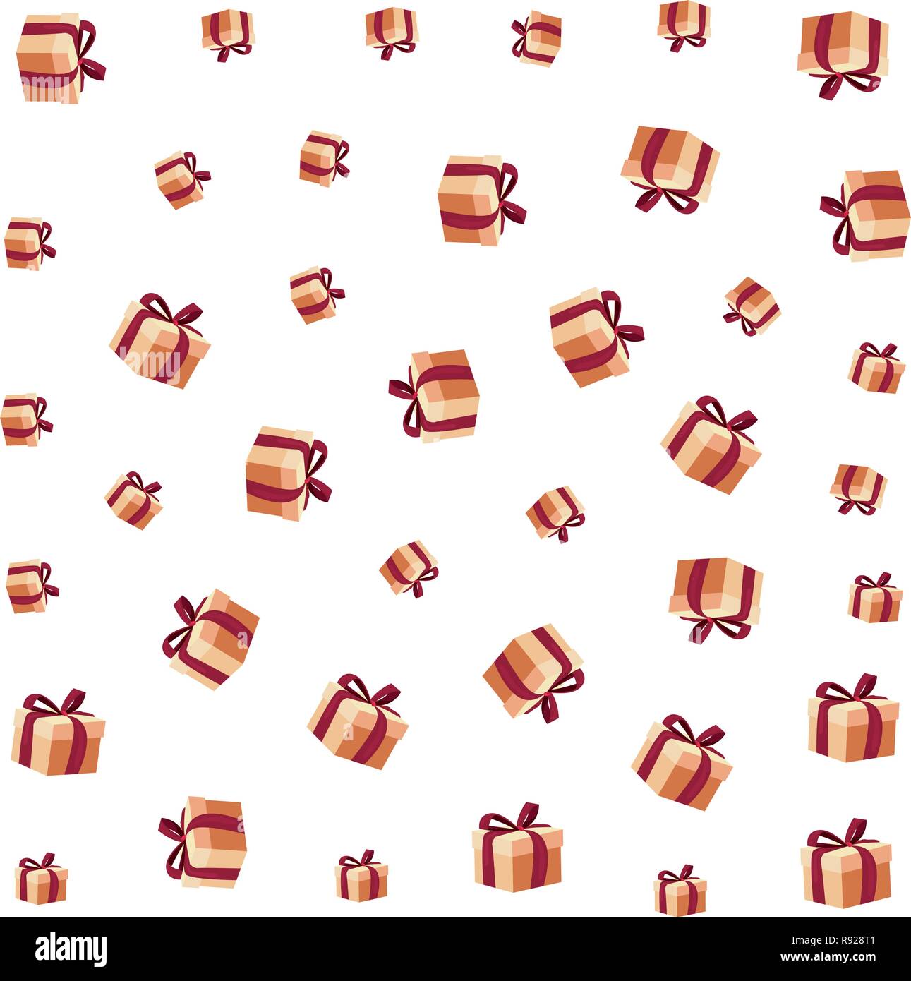 gift box celebration party background vector illustration Stock Vector ...