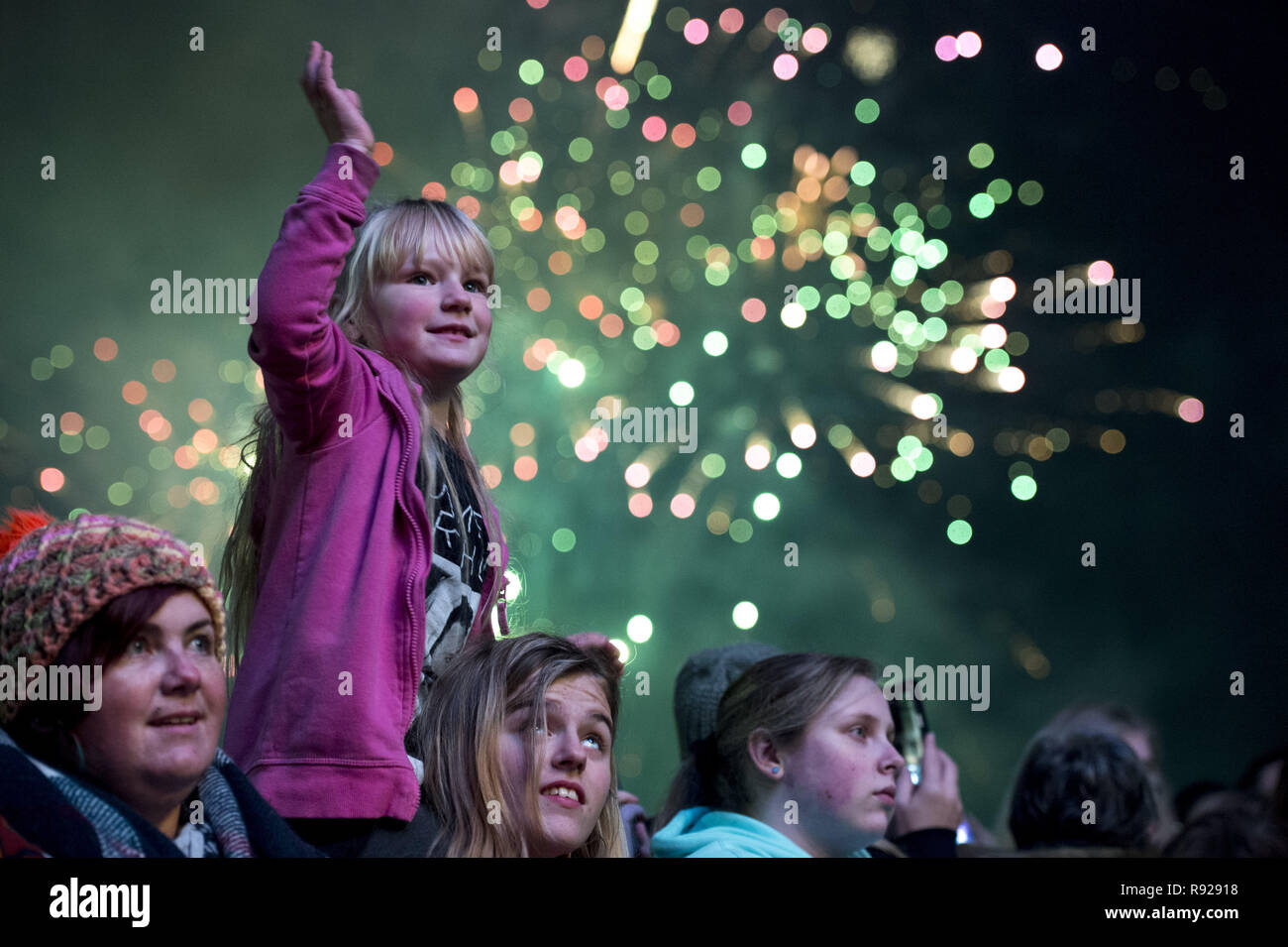 Scottish city Perth hosts the 2018 Christmas lights switch on in the ...