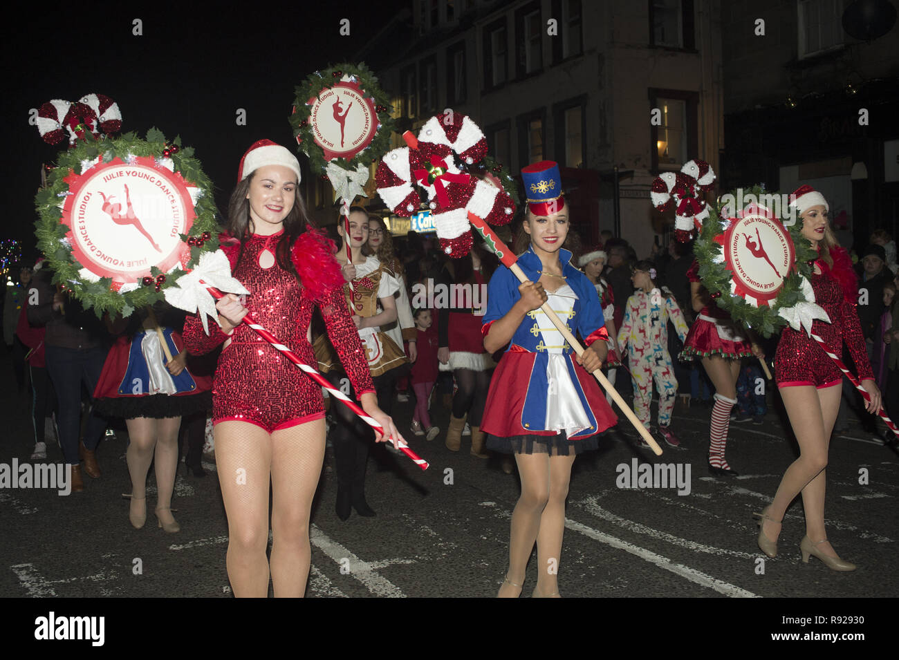 Scottish city Perth hosts the 2018 Christmas lights switch on in the ...
