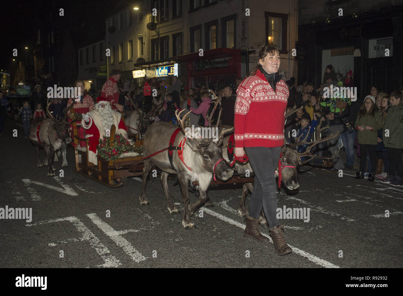 Scottish city Perth hosts the 2018 Christmas lights switch on in the ...