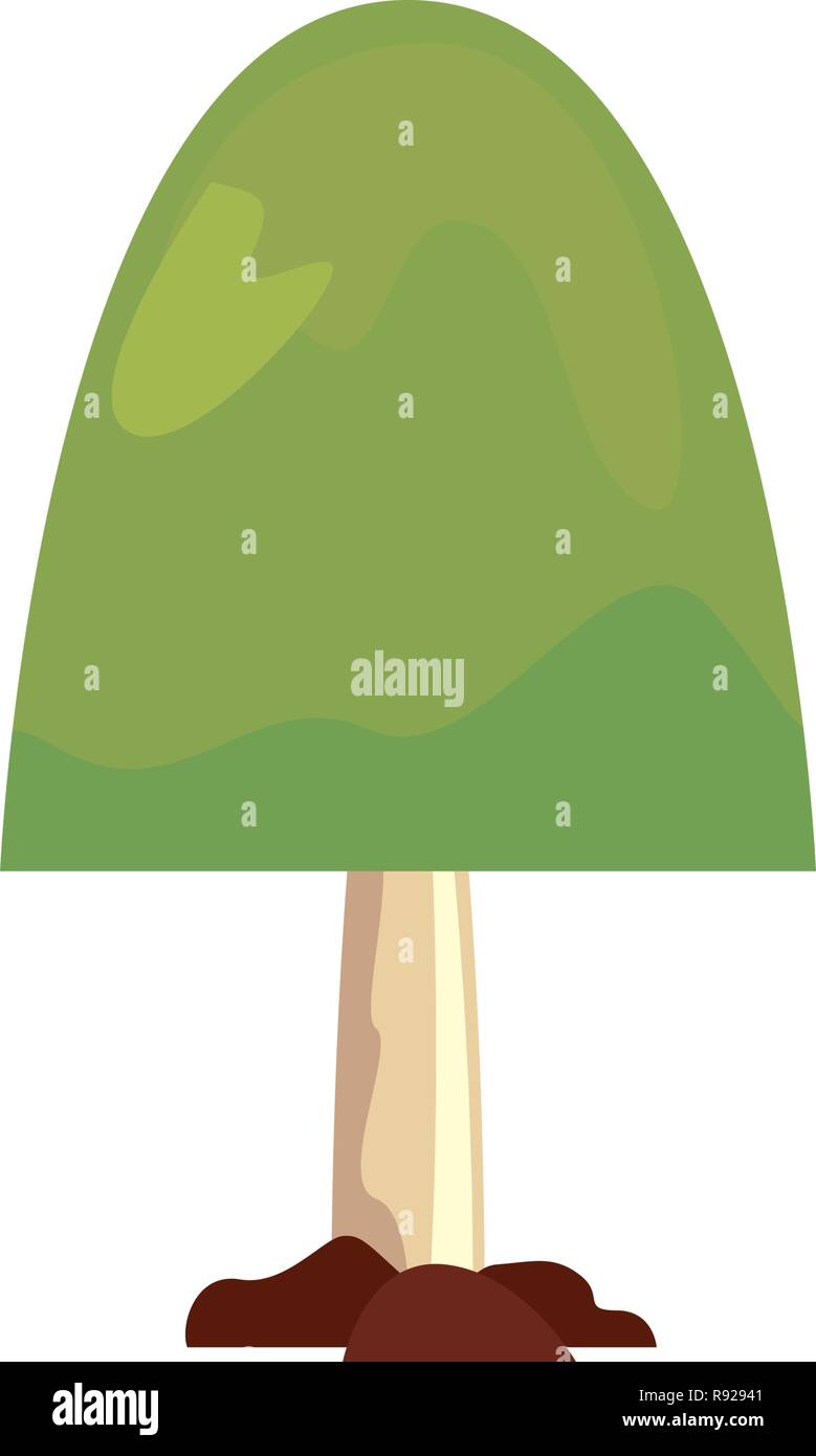 tree botanical natural on white background vector illustration Stock ...