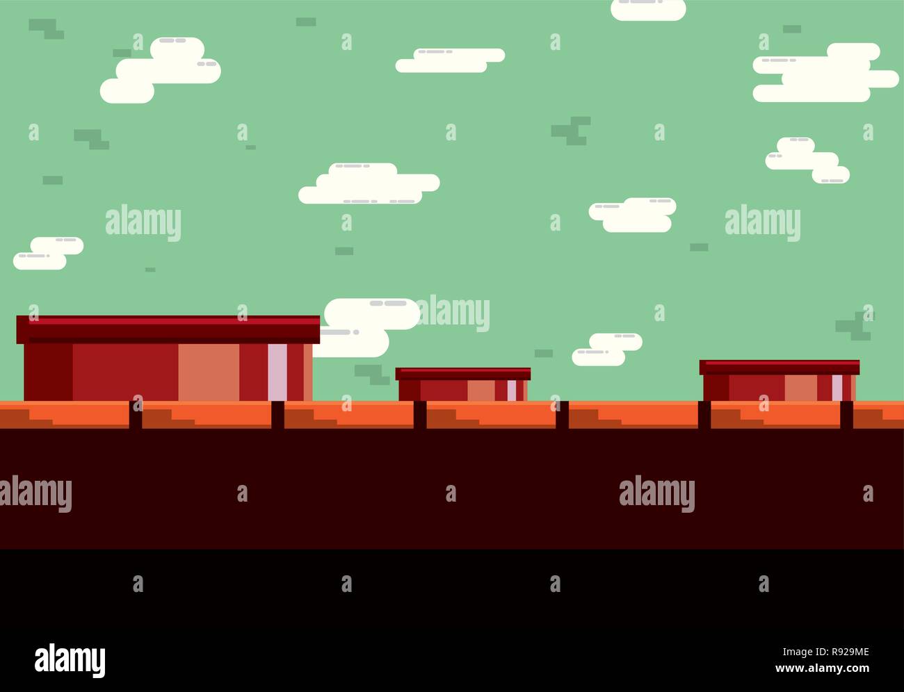 video game level base play vector illustration Stock Vector Image & Art ...