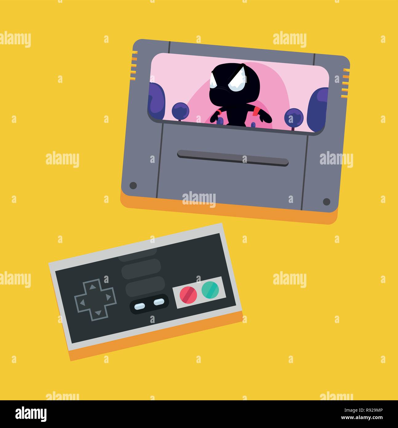 card video game control play vector illustration Stock Vector Image ...