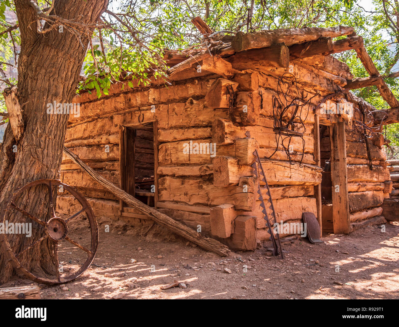 Rock Creek Ranch, Desolation Canyon north of Green River, Utah Stock ...