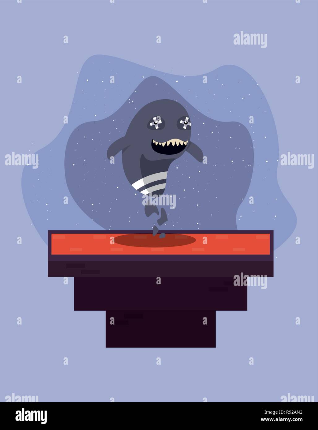 monster level base video game vector illustration Stock Vector Image ...